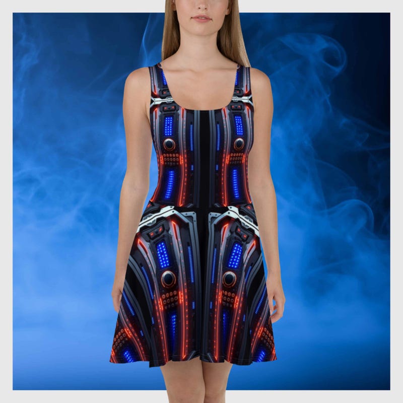 Cyberpunk Dress - Etsy
