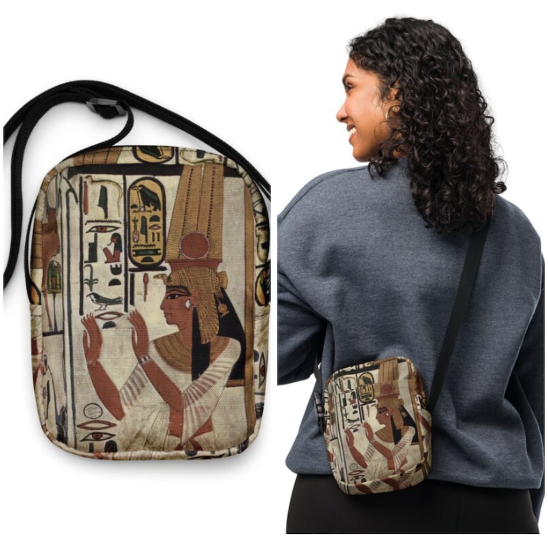 Egyptian Mini Purse Utility Crossbody Bag Egypt Hieroglyphs Travel Bags ...