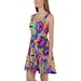 Trippy Retro Skater Dress Psychedelic Sundress Funky Summer Clothes ...