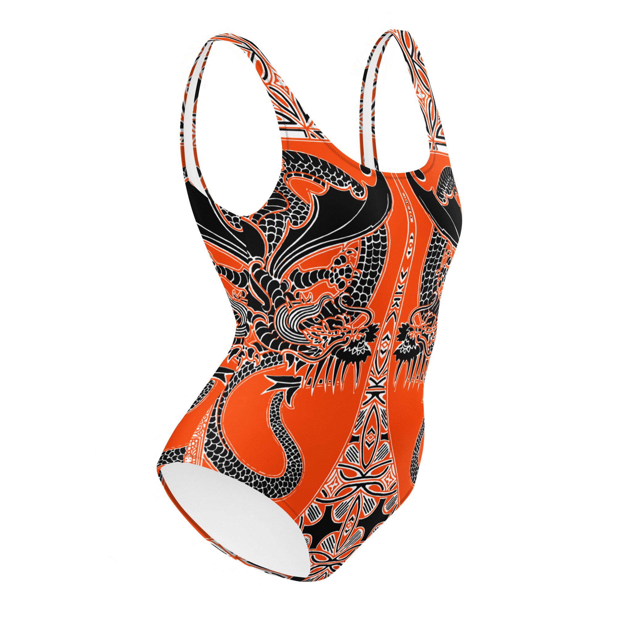 Dragon Swimsuit Chinese Dragons Swimwear One Piece Beach Swimming Suits ...