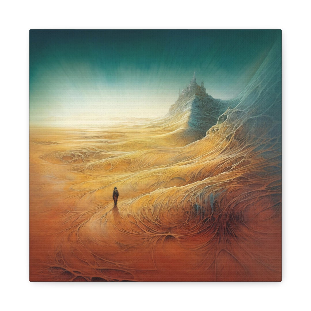 Lake Sulfur Print Canvas Modern Wall Art Print Matte Finish - Etsy