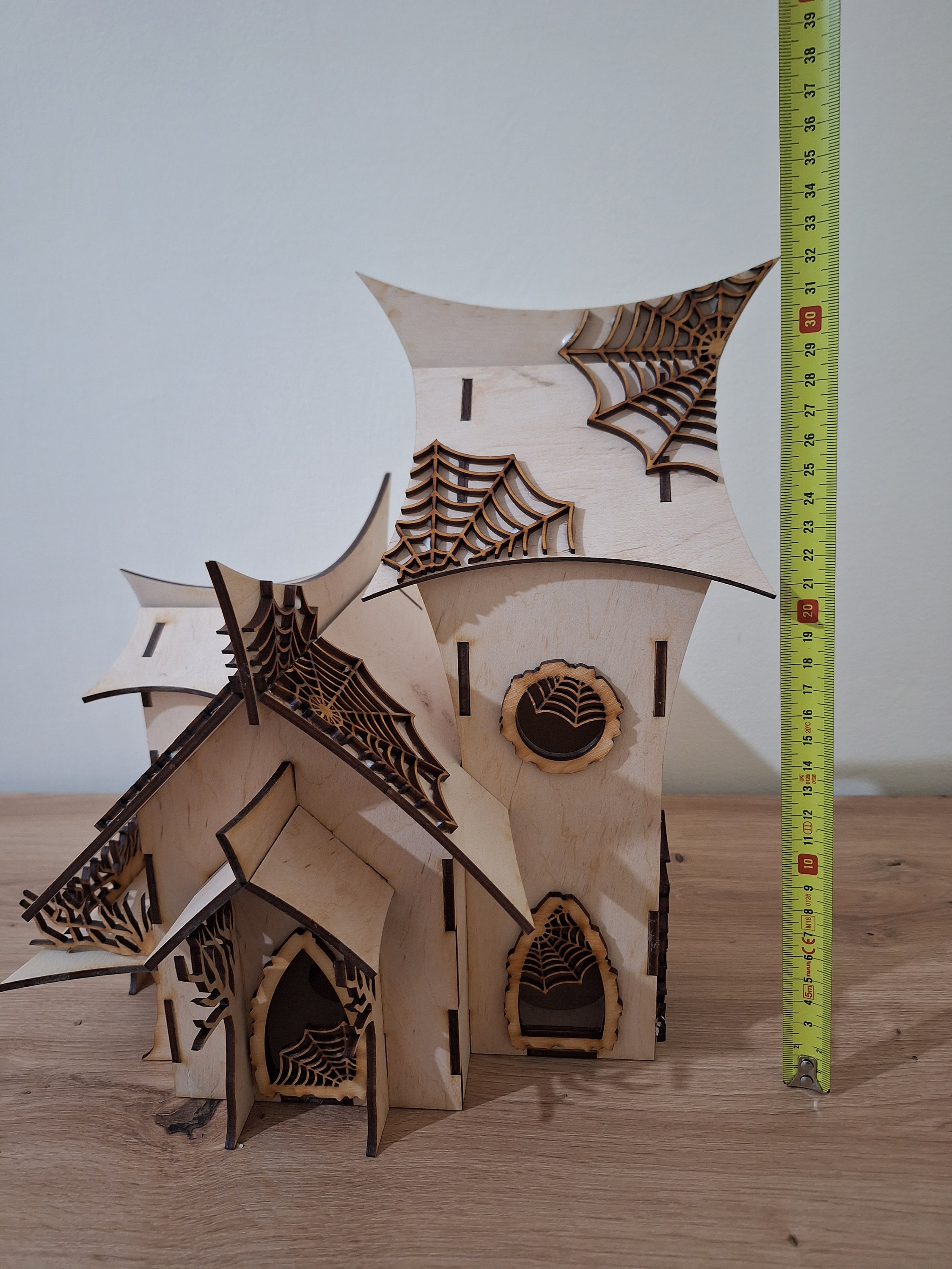 Haunted House Miniature, Halloween Miniature, DIY Kit, - Etsy