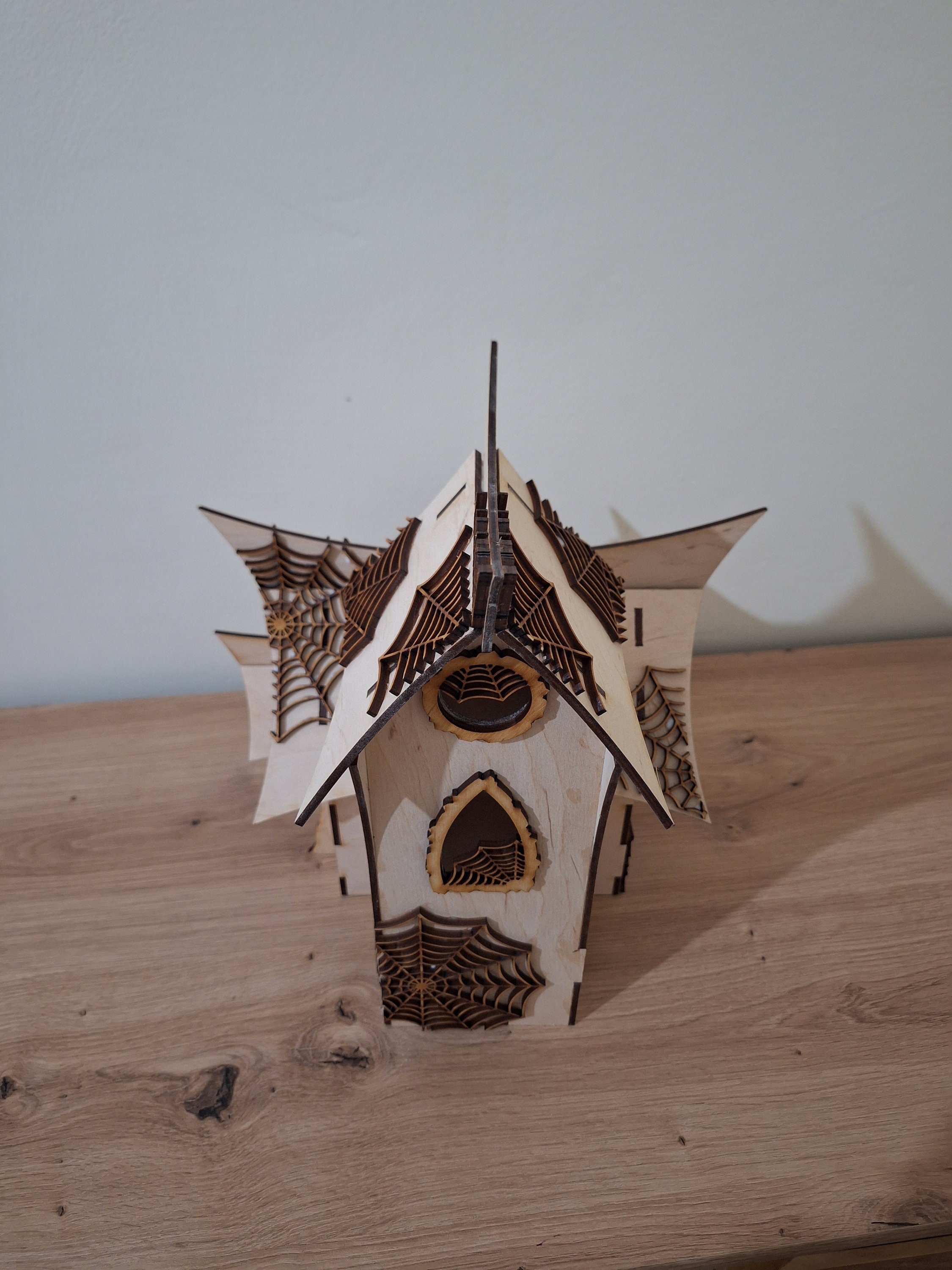Haunted House Miniature, Halloween Miniature, DIY Kit, - Etsy