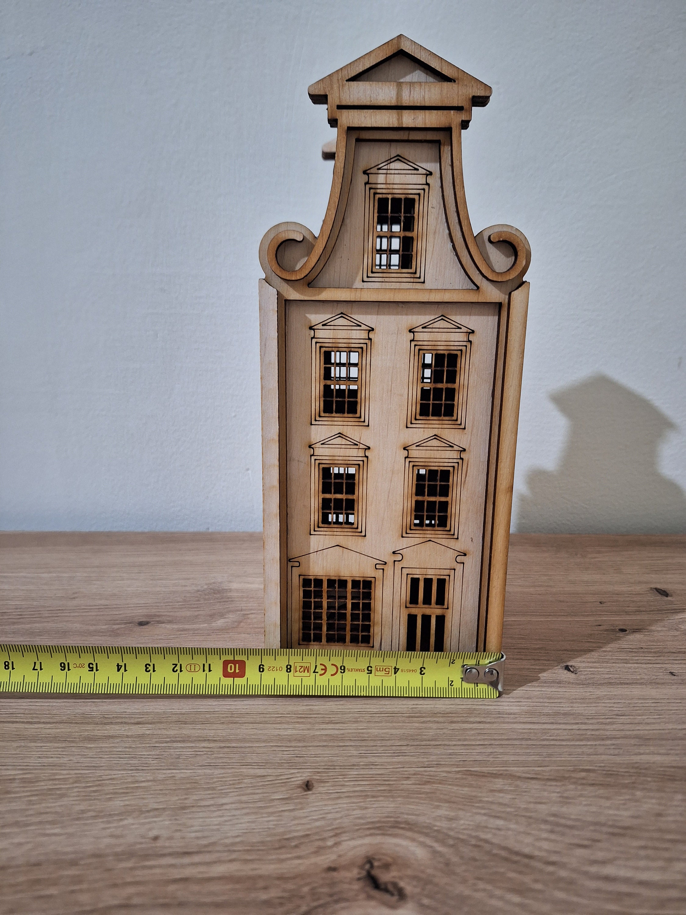Amsterdam Wooden House Craft, Miniature, DIY Kit - Etsy