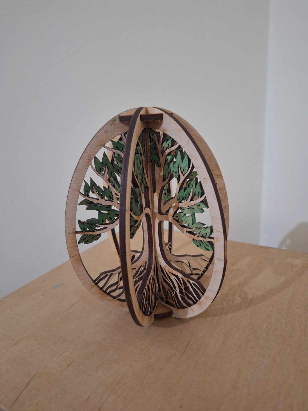Tree of Life, Miniature 3D, Puzzle DIY, Ready to Be Painted and Build ...
