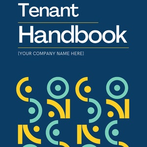 Tenant Handbook Template | Property Management Document | Landlord ...