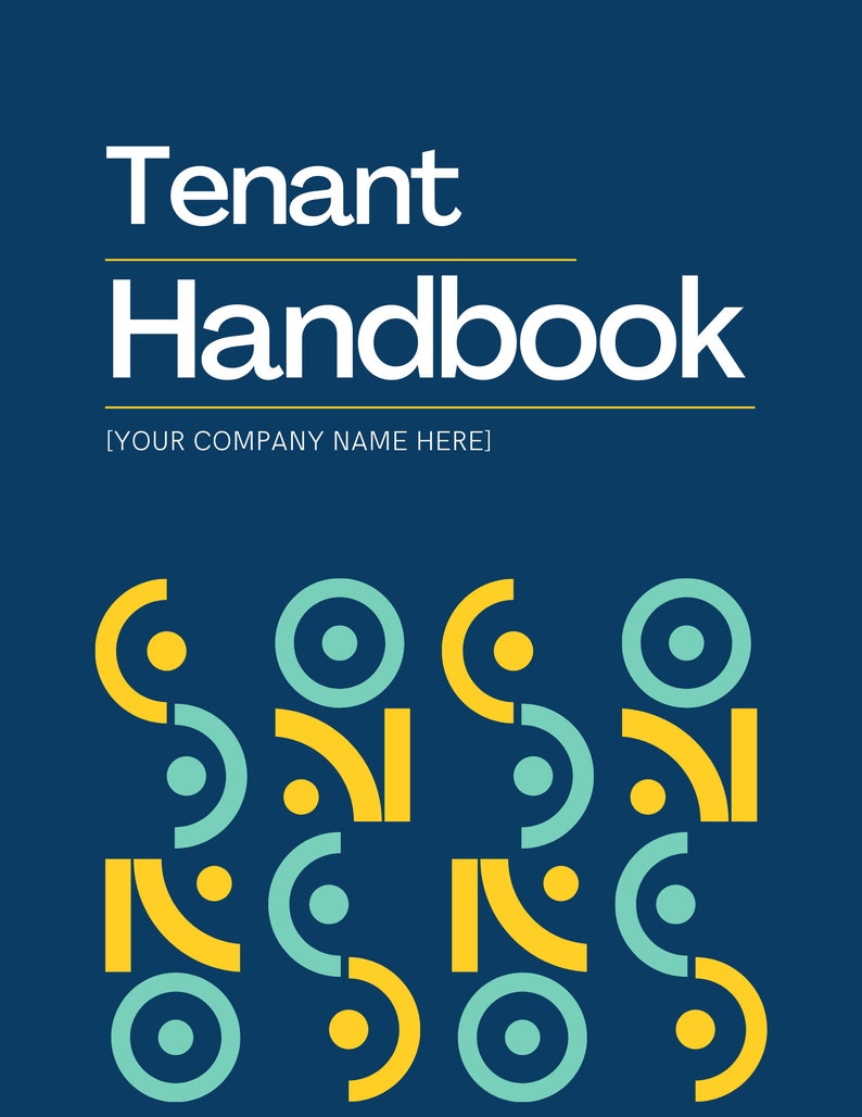 Tenant Handbook Template | Property Management Document | Landlord ...