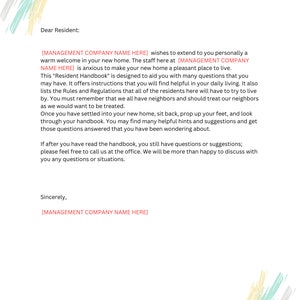 Comprehensive Tenant Handbook Template | Ready-to-use Rental Guide ...