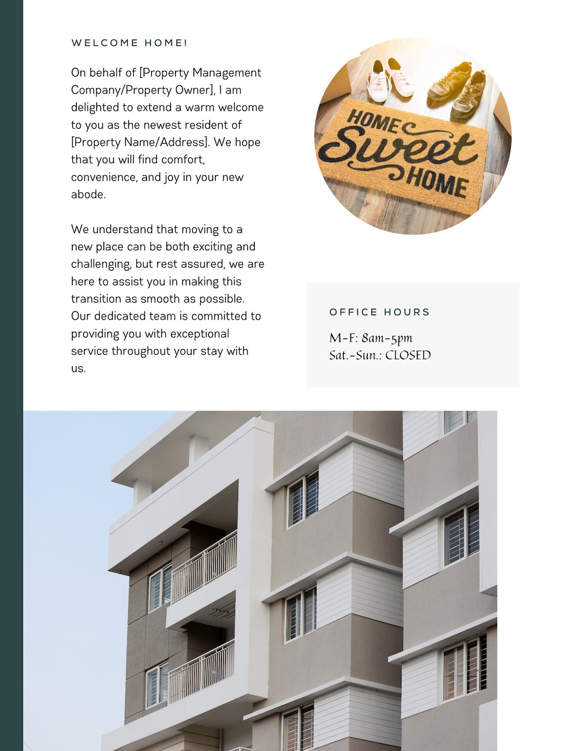 Tenant Welcome Packet: Landlord Move-in Guide (canva Template) - Etsy