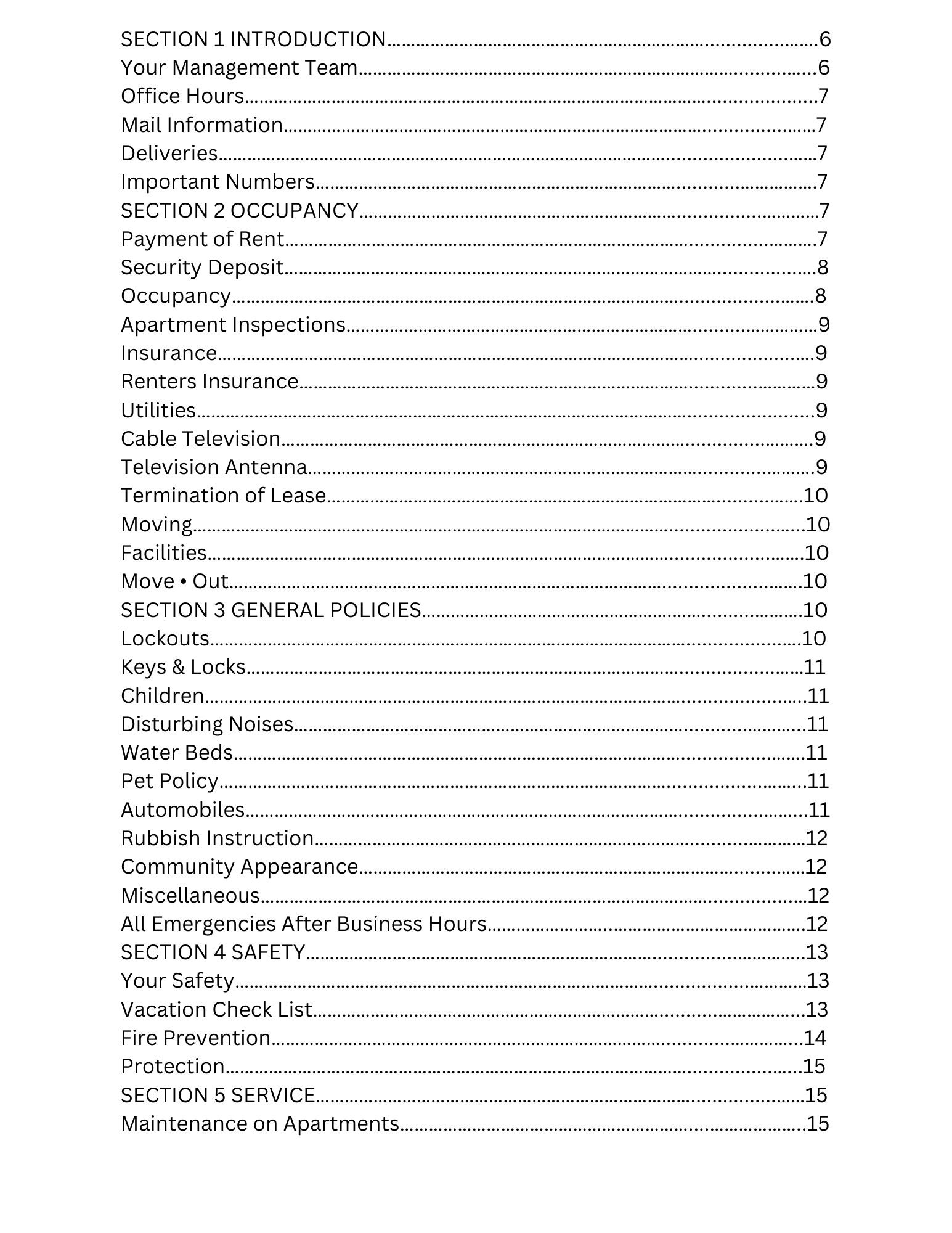 Comprehensive Tenant Handbook Template | Ready-to-use Rental Guide ...