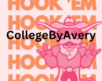 University of Texas at Austin UT AUSTIN 2028 Pink Preppy Wall Art for ...