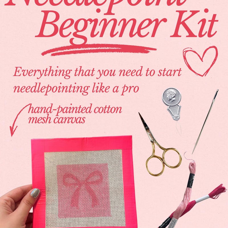 Needle Point Pouch Kit - Etsy