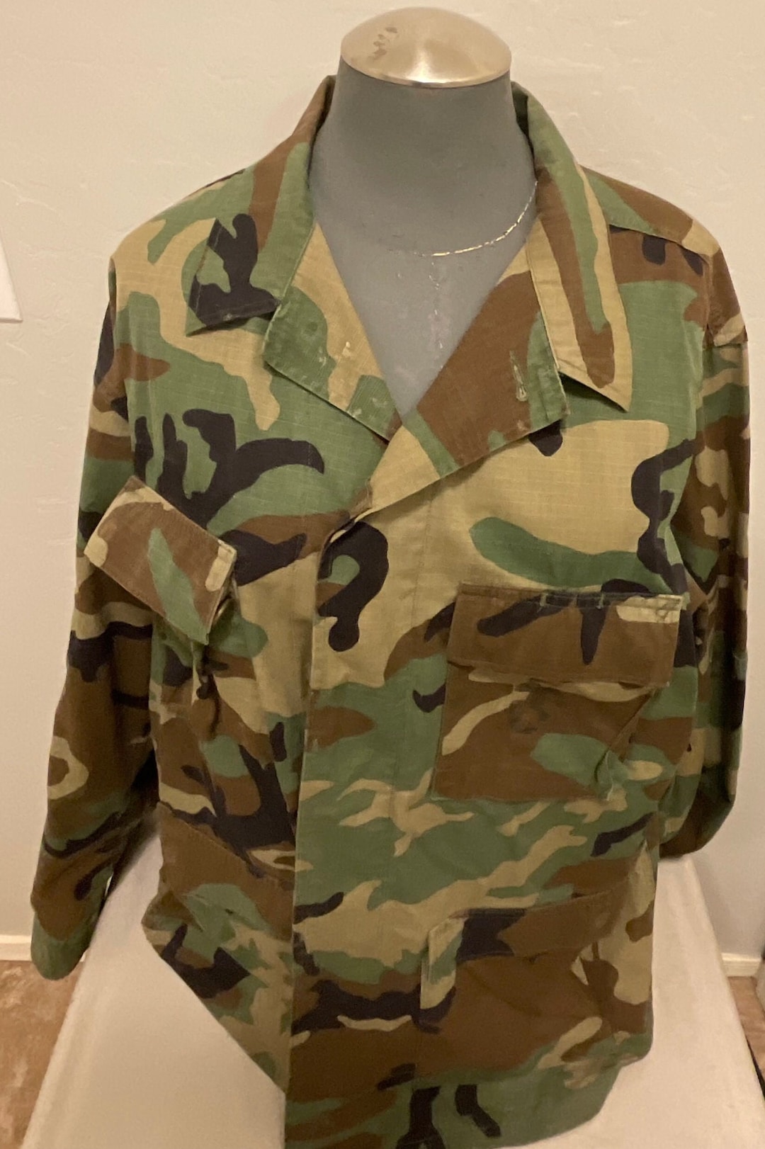 US Military Woodland Camo Uniform Shirt/jacket. Various Sizes. - Etsy