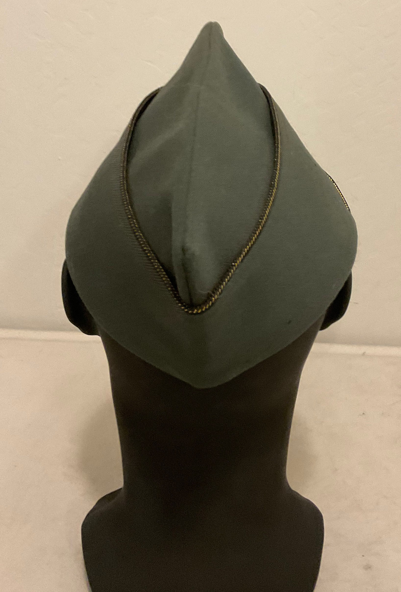 Vintage US Army Flight Ace Green Garrison Cap With Gold Piping. - Etsy