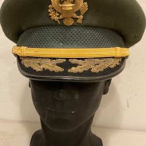 Vintage US Army Officers Cap - Etsy