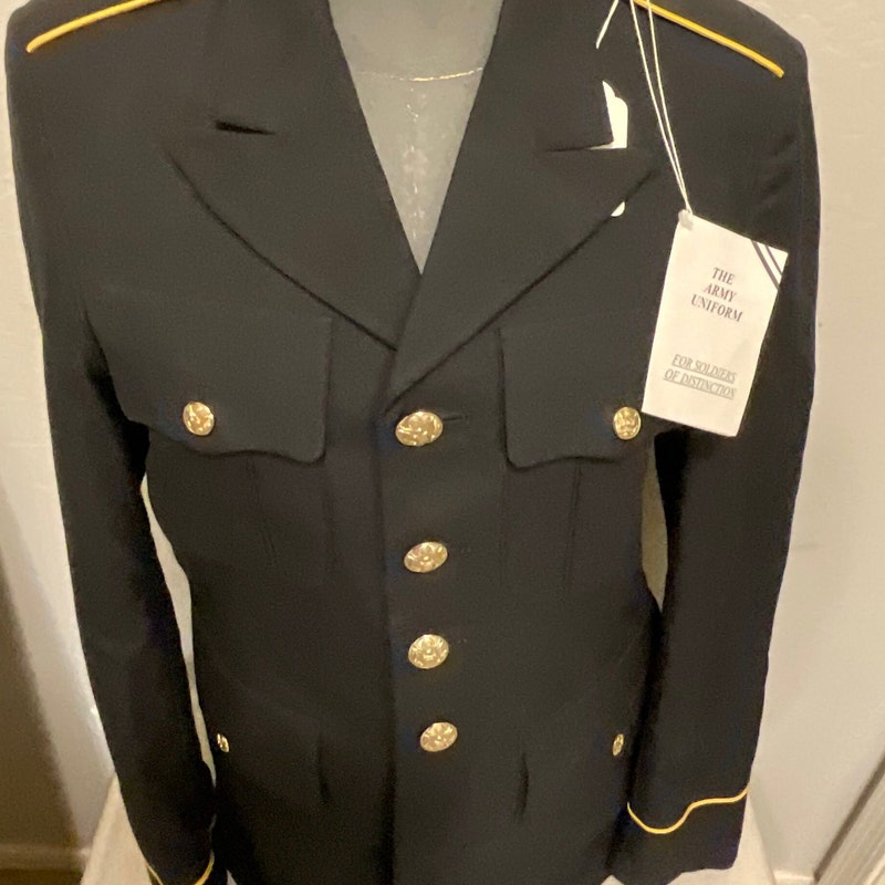 Blue Army Coat - Etsy