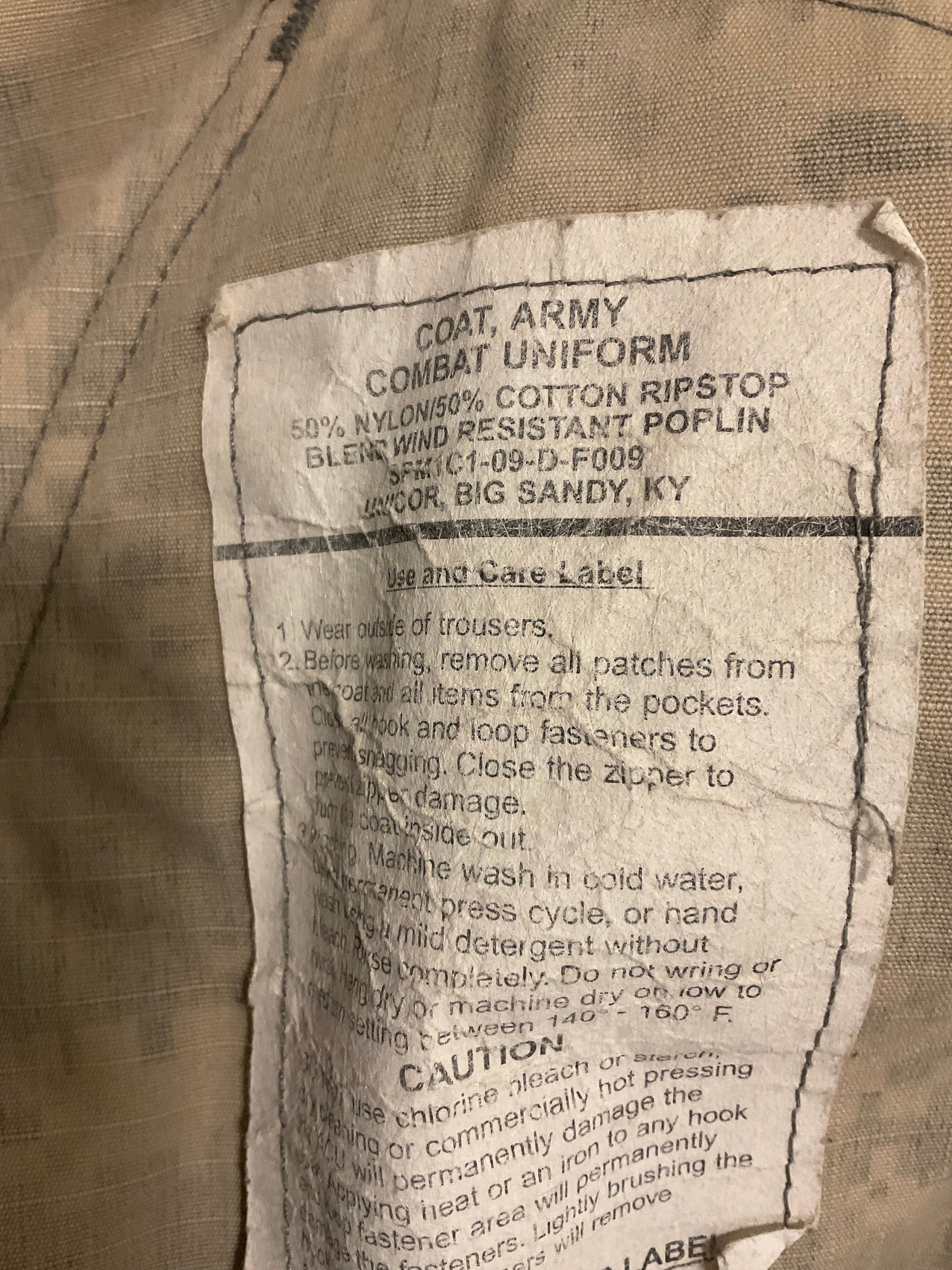 US Military Issued ACU/ABU Digital Camo Shirt Jacket. Like New ...