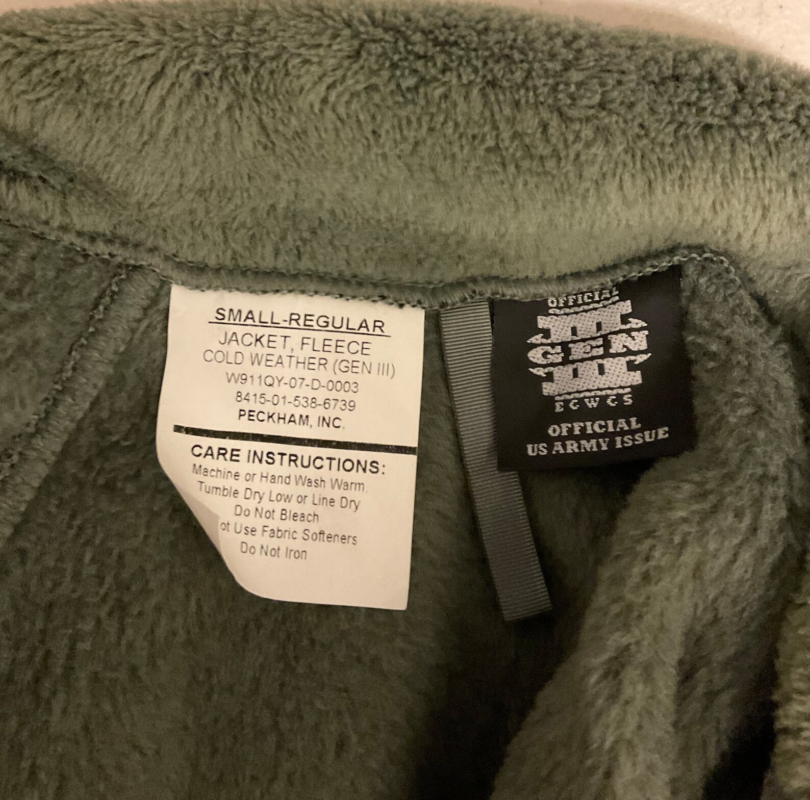 Gen III Cold Weather Fleece Jacket - Etsy