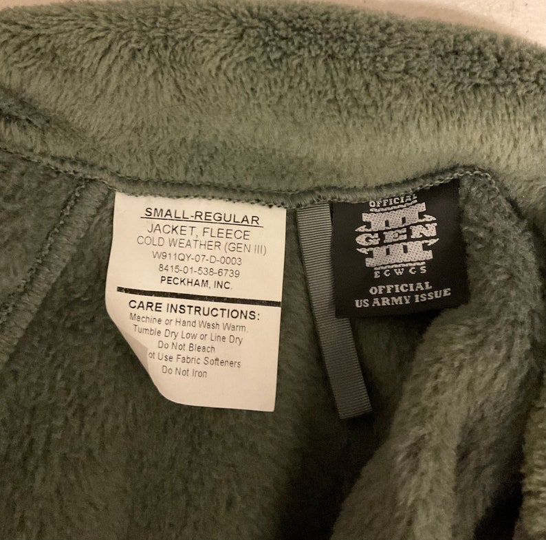 Gen III Cold Weather Fleece Jacket - Etsy