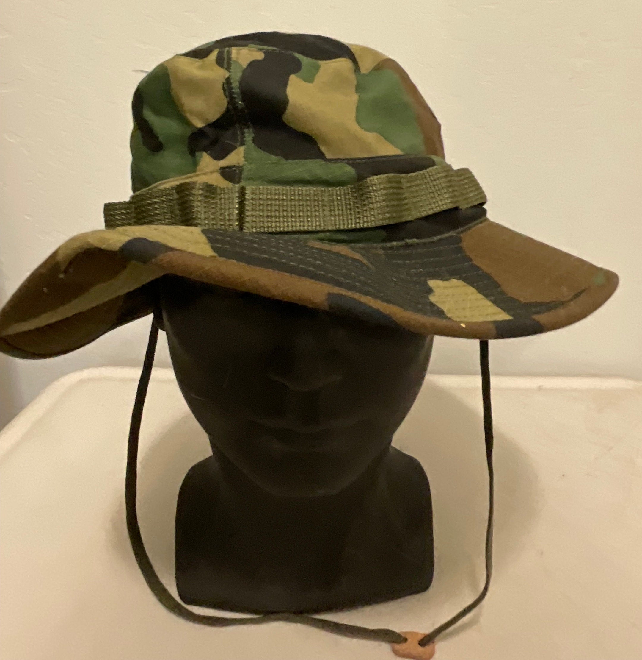 Woodland Camo Sun Hot Weather Hat Typeiii Size 7 in Excellent - Etsy