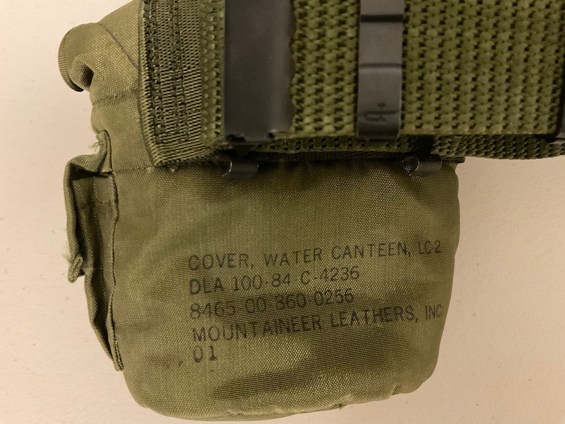 Equipment Belt Set With Individual First Aid Kit, M16 Alice Pouch, and ...