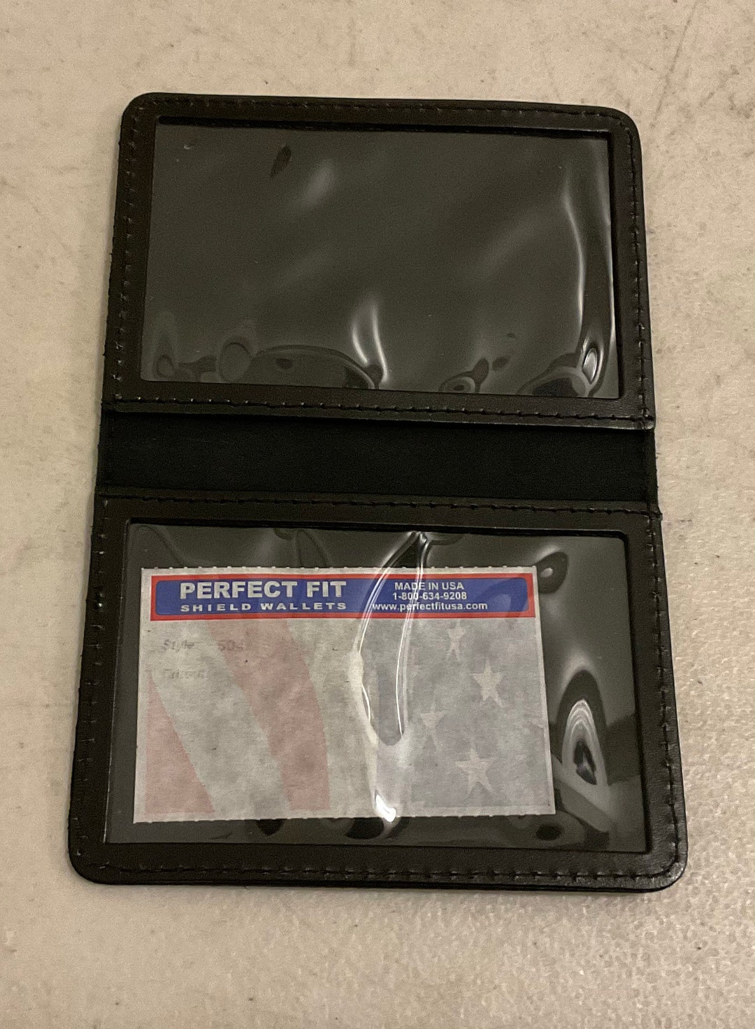 Leather Perfect Fit Shield Bifold Wallet/id Holder - Etsy