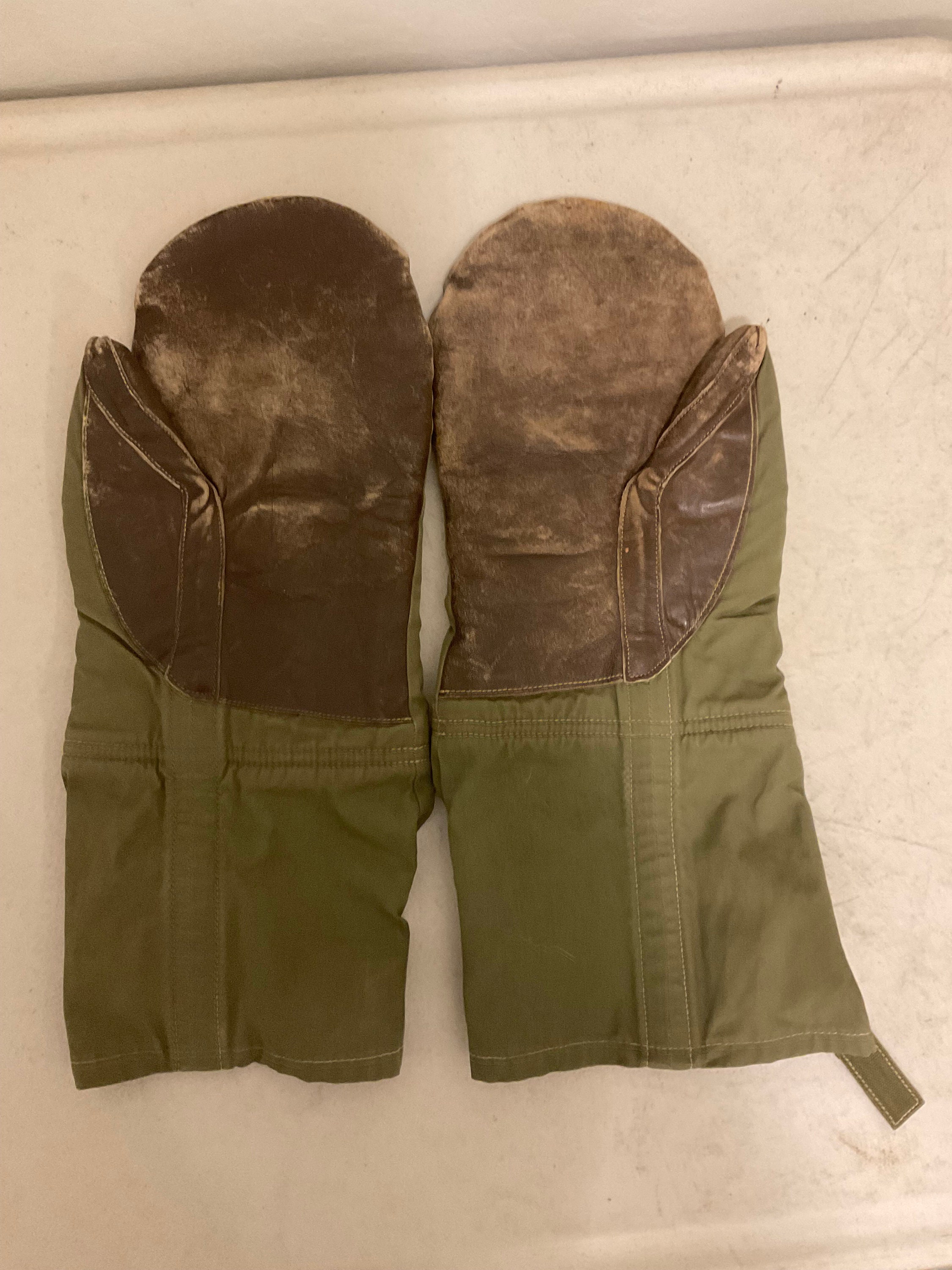 Rare Vintage A12 Air Force/army Flyer’s Gloves/mittens - Etsy