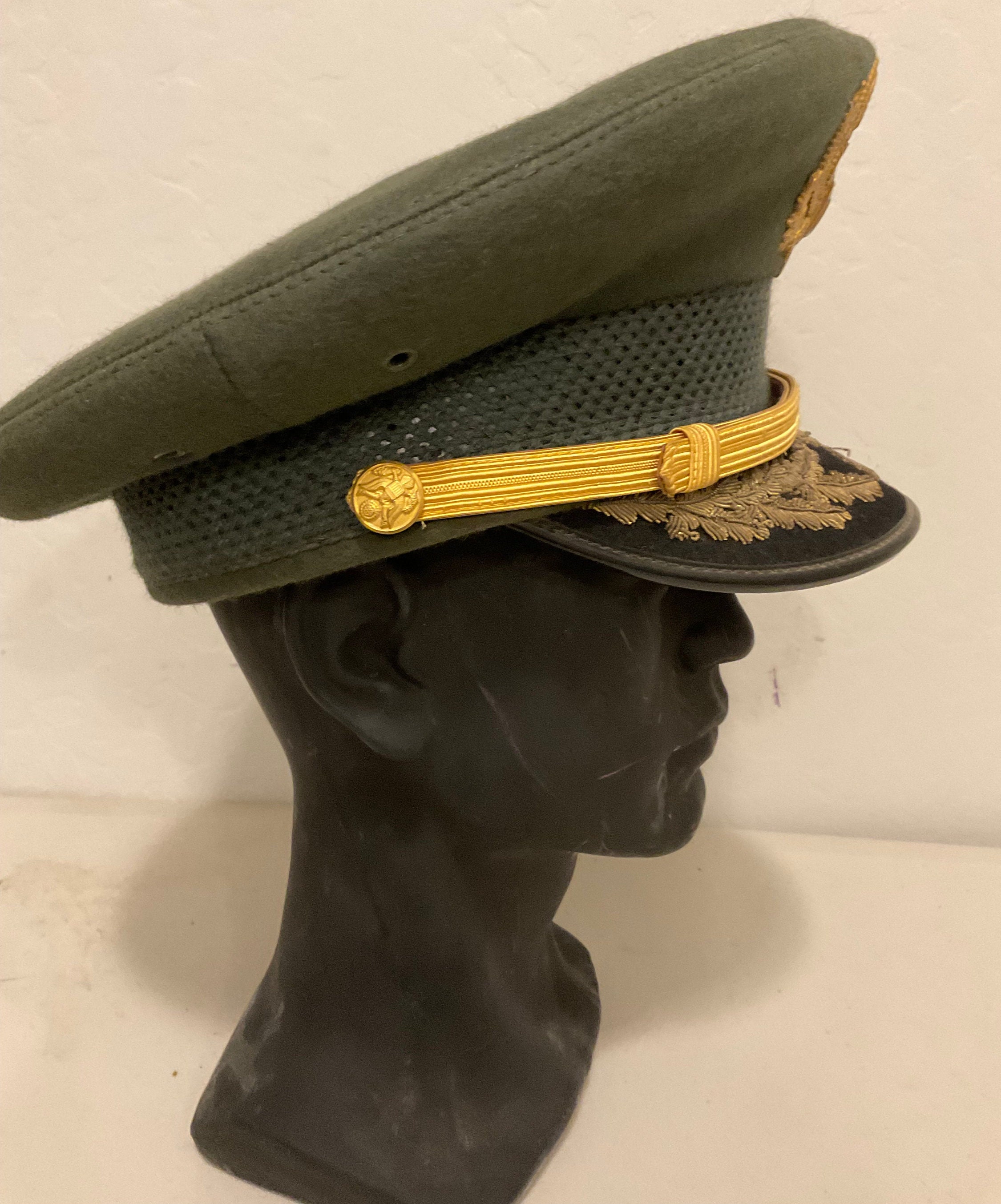 Vintage US Army Officers Cap - Etsy