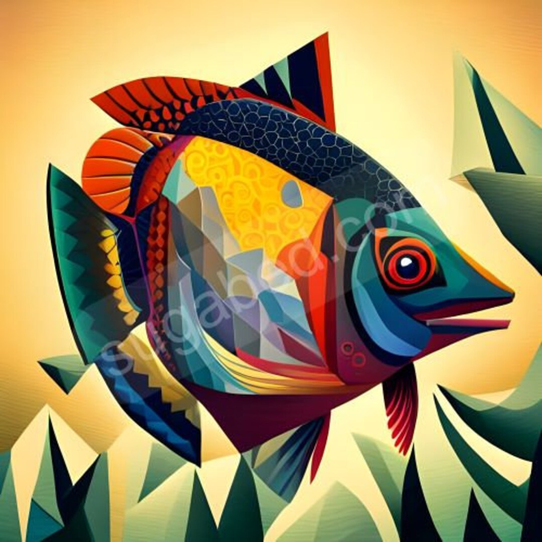 Cubist Animal Collection Digital Art Printables - Etsy