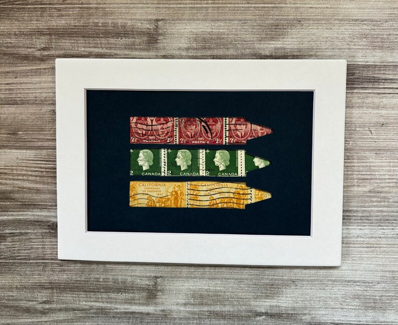 Mini Crayon Stamp Art - Etsy