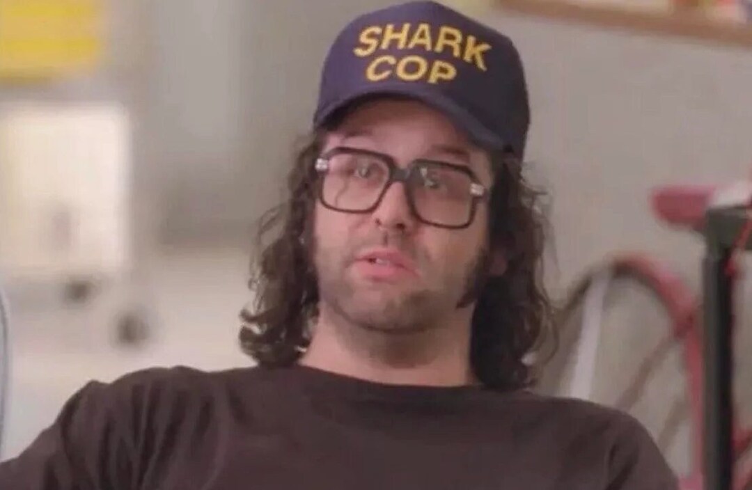 Shark Cop Foam Trucker Hat, 30 Rock TV Show Inspired Hat, Frank ...