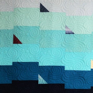 Sea of Pearls Quilt Pattern, Easy Pattern for Beginners, Sailing Quilt ...