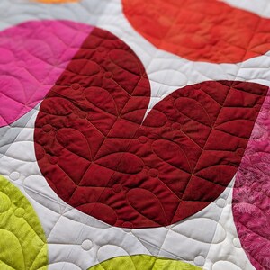 Flower Moon Quilt Pattern, Flower Rainbow Quilt, Rainbow Quilt ...