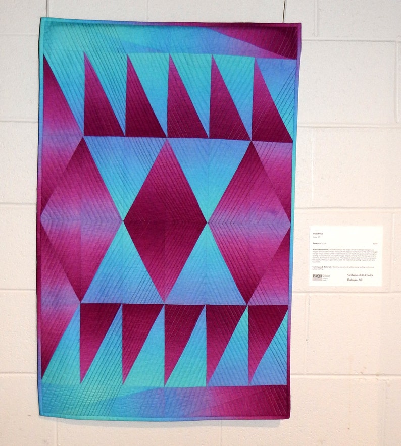 Peaks Quilt Pattern, Geometric Art Quilt Pattern, Modern Quilt Pattern ...