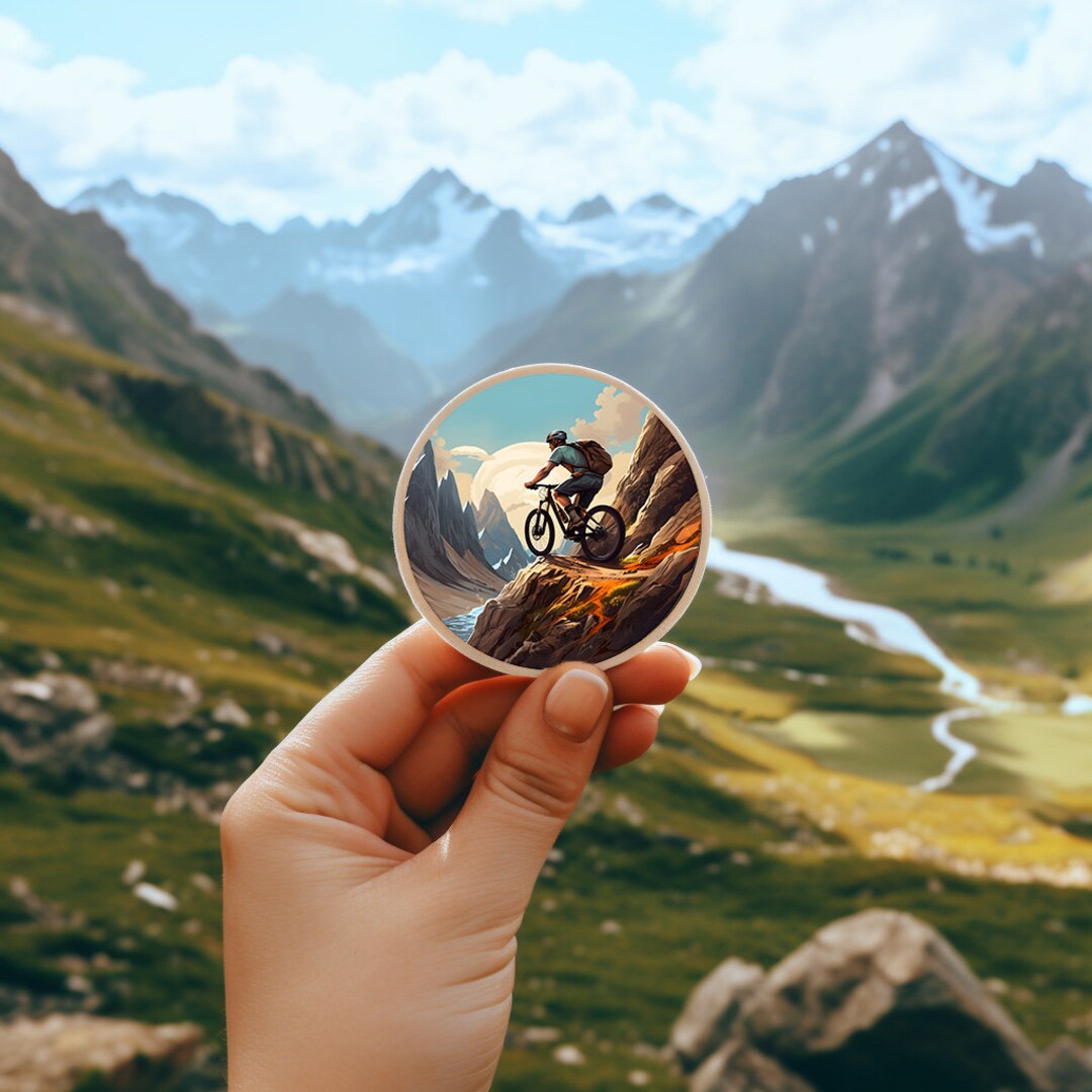 Shredder Mountainbike Sticker Nature Vinyl Sticker - Etsy