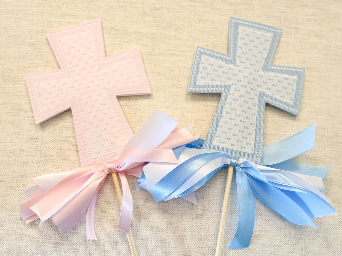 Easter Cake Topper, Cross Cake Topper, Baby Dedication, Cake Topper ...