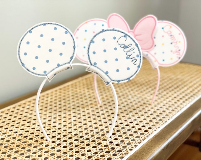 Personalized Mickey or Minnie Ears, Custom Mickey Ears, Halloween Ears ...