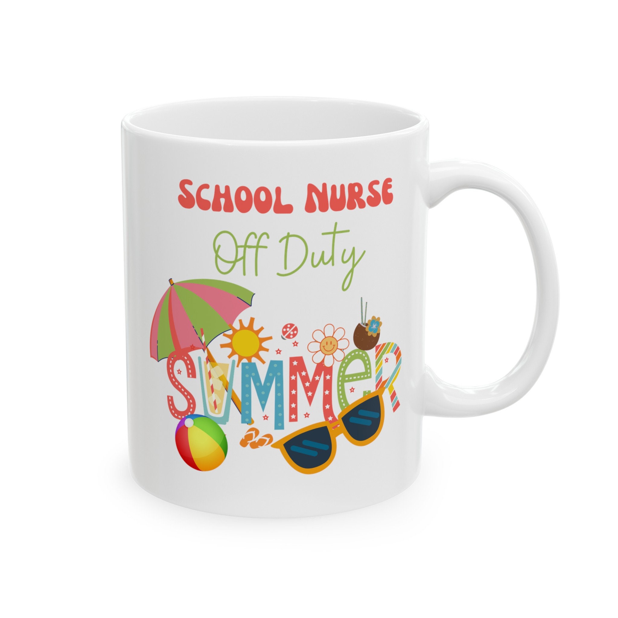 School Nurse Mug, End of the Year Gift,ceramic Mug, (11oz, 15oz) School ...
