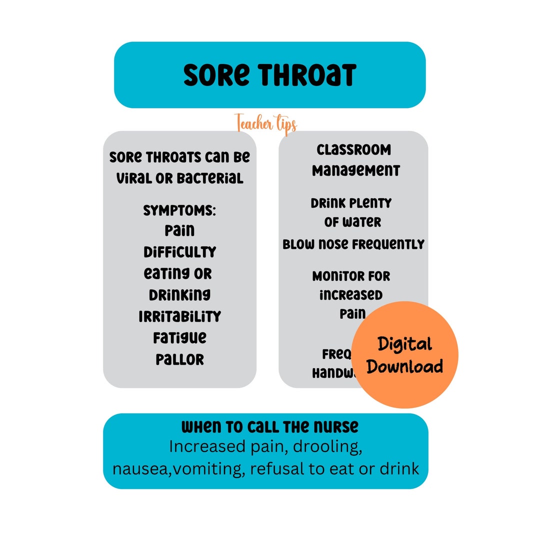 Teacher Tip Sheets: the Big Three. Headache, Stomach Ache and Sore ...