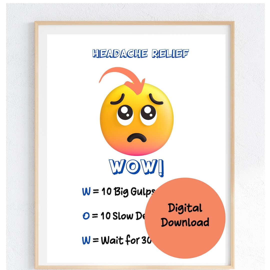 WOW! Headache Relief Tips at Your Fingertips. - Etsy