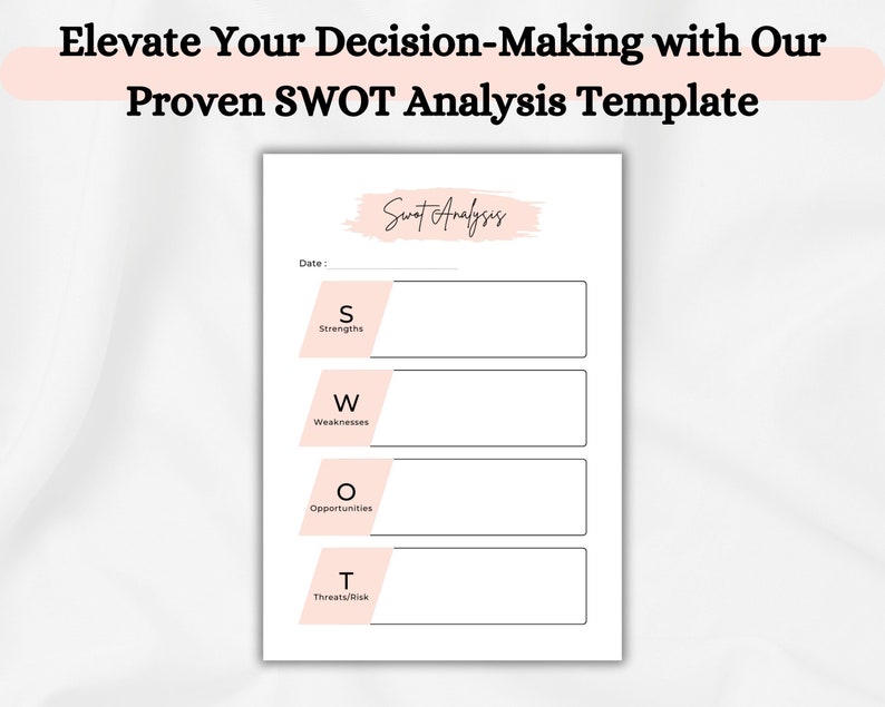 Printable Ideas Tracker: Ideas Description, Ideas Bank, SWOT Analysis ...