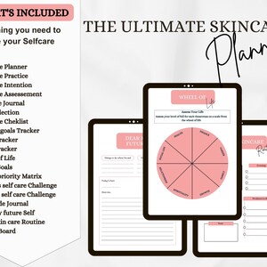 Digital Self-care Planner : Printable Planners & Wellness Organizers ...