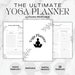 Digital Yoga Planner With Meditation Tracker: Yoga Journal Yoga Poses ...