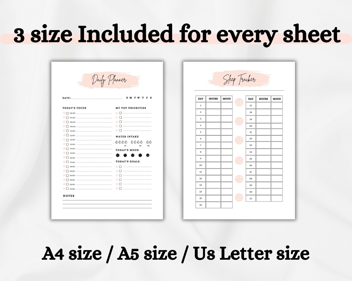 Printable Muslim Planner: Quran Tracker, Islamic Tracker, Salah Tracker ...