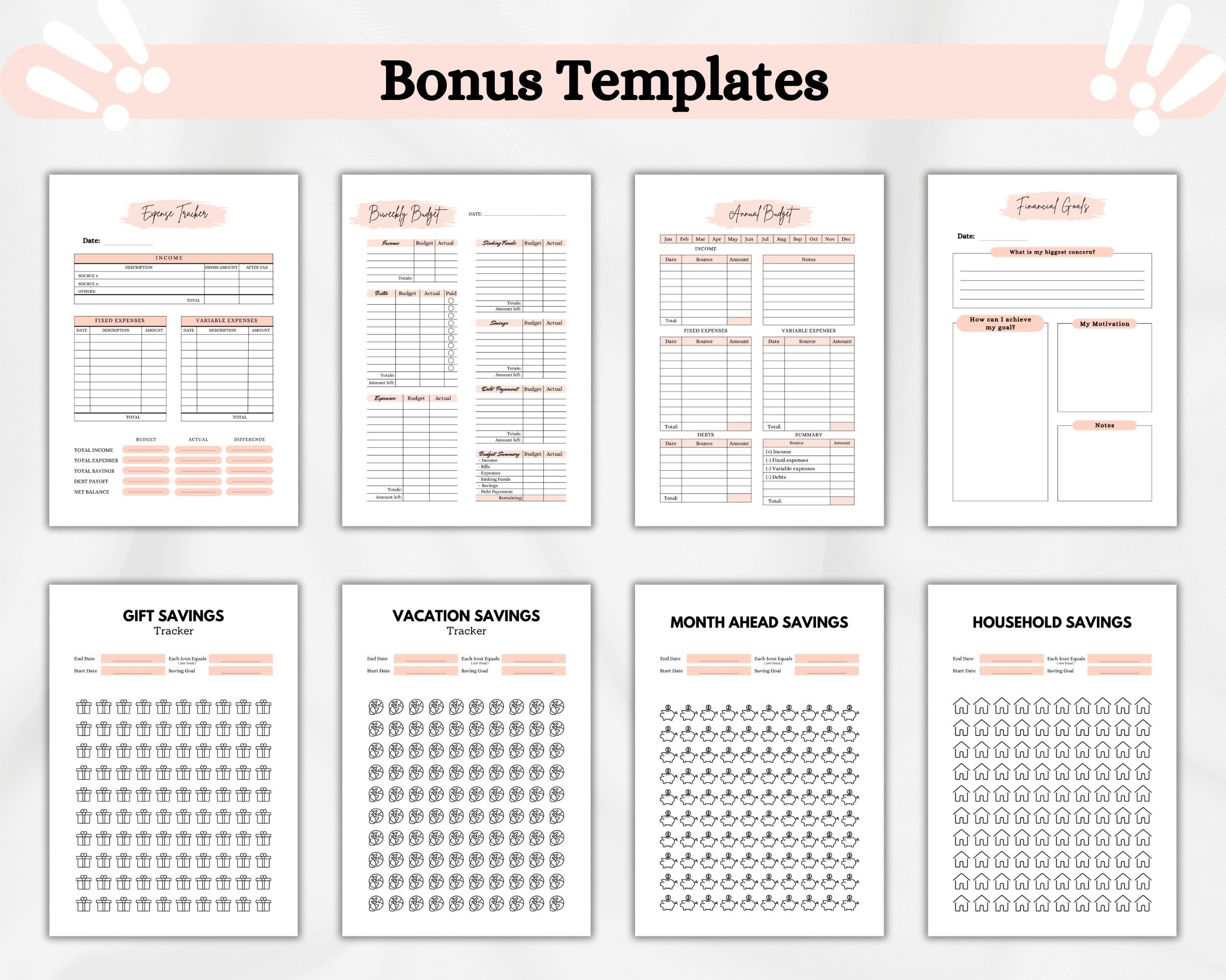Printables Save Money Template, Printable Cash Saver, Money Saving ...