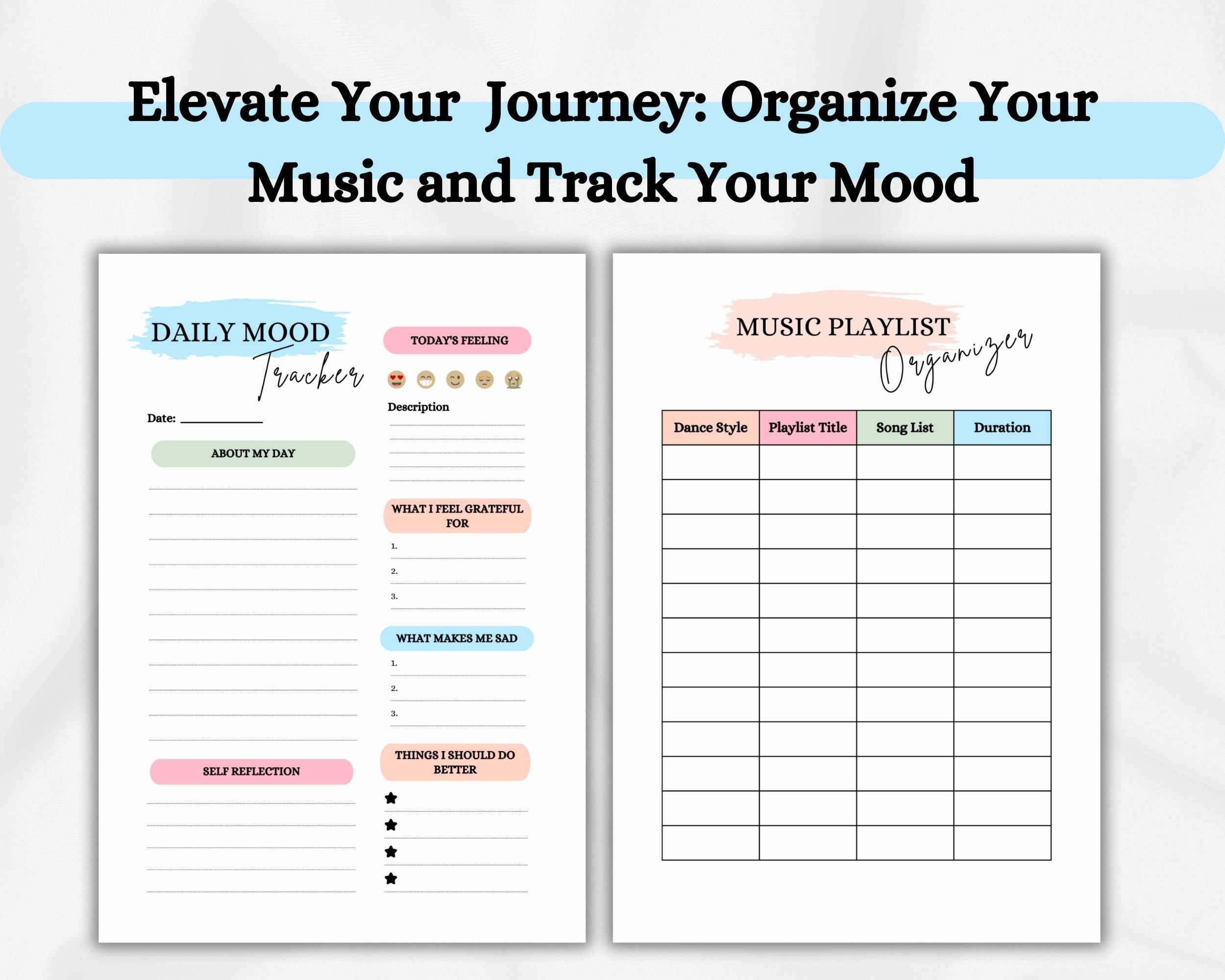 Printable Dance Planner: Dance Routine Planner, Dance Journal, Dance ...