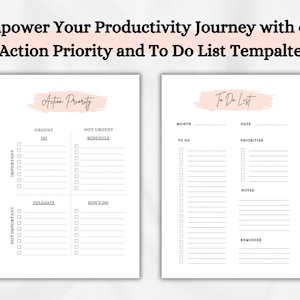 Printable Time Management Planner, Time Tracker, Pomodoro Planner ...