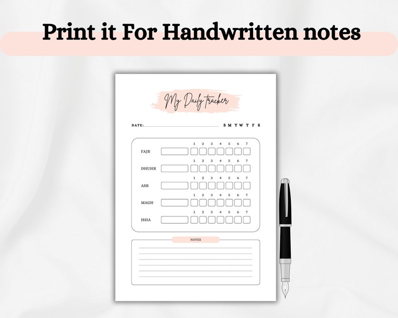 Printable Muslim Planner: Quran Tracker, Islamic Tracker, Salah Tracker ...