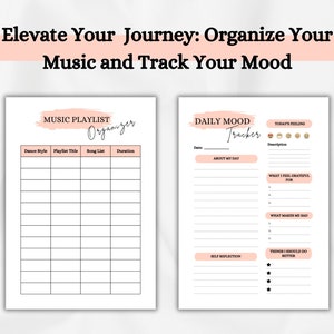 Printable Dance Planner: Dance Routine Planner, Dance Journal, Dance ...