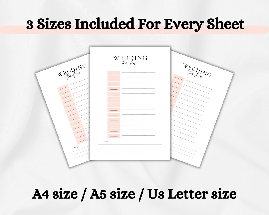 Printable Wedding Checklist, Wedding Planning Checklist, Wedding ...